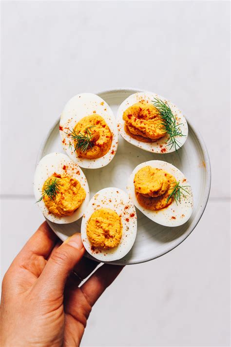 Mayo Free Deviled Eggs Minimalist Baker Recipes