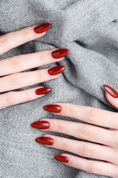 Red Nail Polish Elf Nail Polish In Dark Red