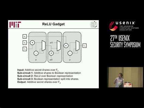 USENIX Security Talk GAZELLE A Low Latency Framework For Secure
