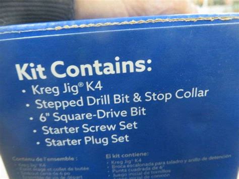 Kreg Pocket Hole Jig Lambrecht Auction Inc
