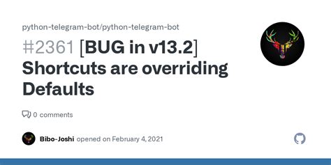 Bug In V132 Shortcuts Are Overriding Defaults · Issue 2361 · Python