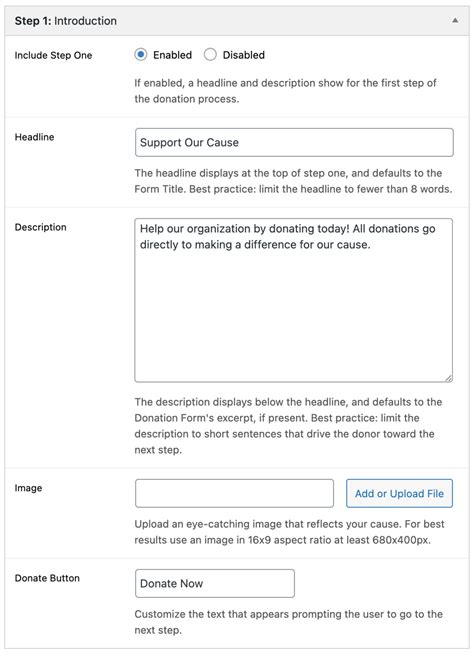 How To Create A Donation Form In Wordpress Givewp