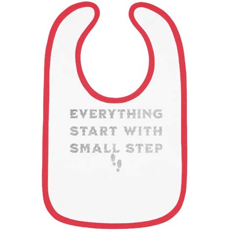 Everything Start With Small Step 23 Bibs Sold By Ceroteesst Sku