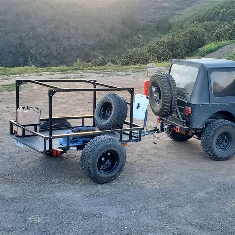 Here Is Jehus Upgraded 4x6 Carry On Utility Trailer Out On A Test