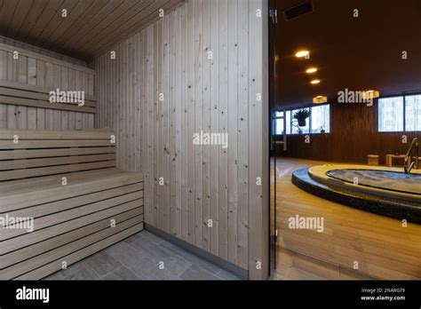 A Two Level Finnish Sauna To Have A Good Time Of Sweaty Relaxation Next