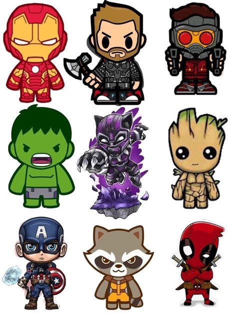 Lindos Vengadores De Dibujos Animados