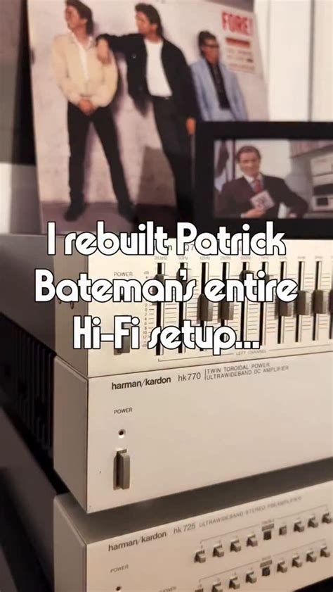 Patrick Bateman Hifi System
