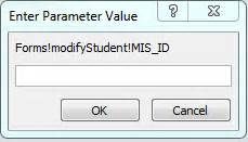 Removing Prompt For Parameter On Subform When Added To Navigation Form In MS Access Stack Overflow