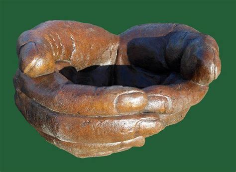 Cupped Hands Stonework Garden Statue Shop
