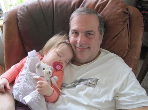 The Beans Snuggles With Uncle Dennis And Grandpa Don