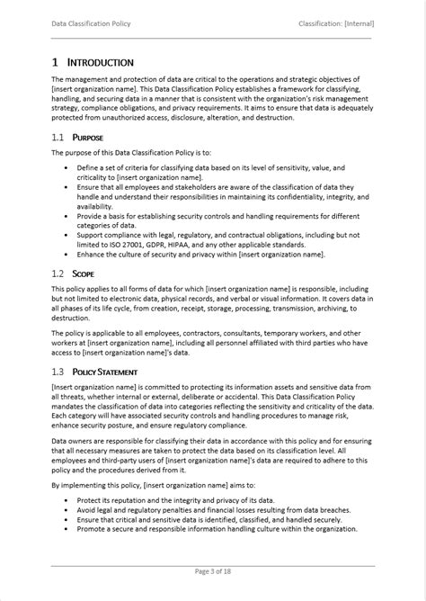 Iso 270012022 Data Classification Policy Template Annex A 512