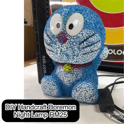 Diy Handcraft Doraemon Night Lamp Hobbies And Toys Stationery And Craft Handmade Craft On Carousell