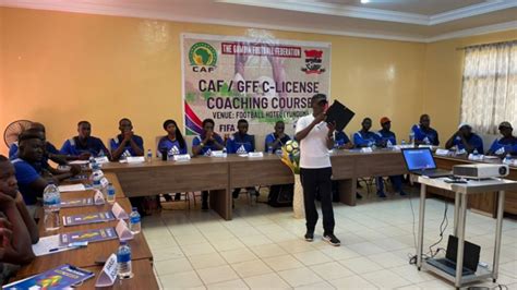 GFF Begins 3rd Batch Of CAF C License Coaching Course The Point