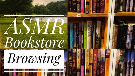 Asmr Bookstore Browsing Whispering Nature Visuals Youtube