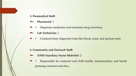 Staffing Pattern Pptx Community Health Nursing Pptx