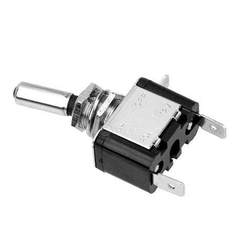 Interruptor Palanca Led Cubierta Abatible Verde 12v 20a Seguridad Flick