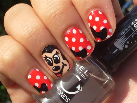 Craft Nail Minnie Mouse Disney Nail Art
