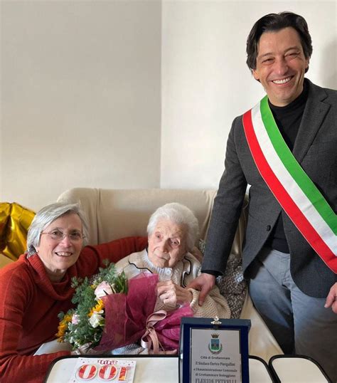 La Signora Fleride Petrelli Compie Cento Anni