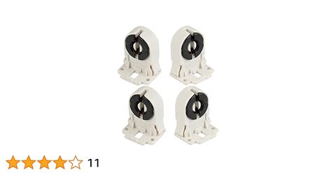 Plastic Shell Fluorescent Lamp Socket For T8 Tube Light 2