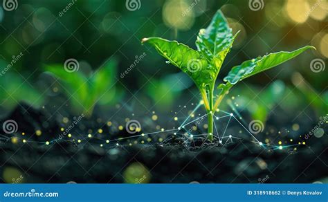 Big Data Smart Farming And Agriculture Innovation A Young Corn Sprout