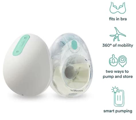 Willow Generation 3 Wearable Double Hands Free Electric Breast Pump