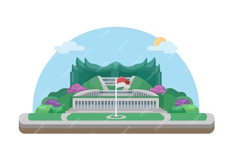 Premium Vector Ikn Indonesia Nusantara New Capital City Of Indonesia