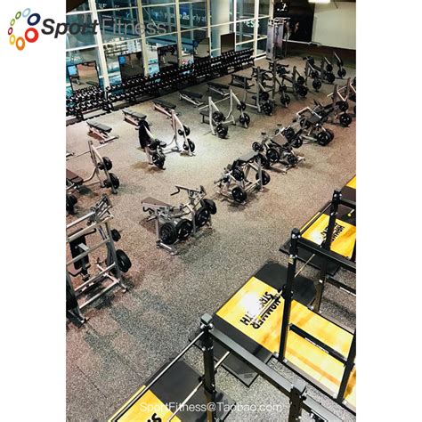 悍马豪华型杠铃片挂架hammerstrength训练椅和哑铃架商用健身器材 虎窝淘