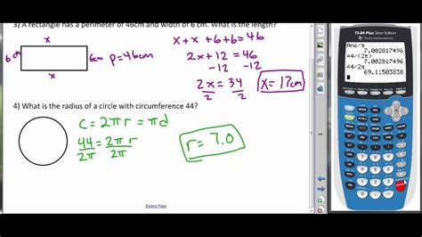 Alg I Lesson 2 5b Youtube