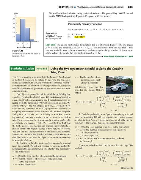 Statistics 84 Na Section 4 The Hypergeometric Random Variable