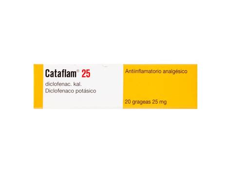 Comprar Cataflam Novartis 25mgx20 Tabletas Walmart Guatemala