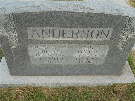 Laura Emily Shilling Anderson 1887 1972 Homenaje De Find A Grave