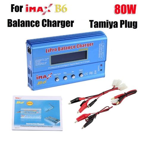 For B6 80w Lipo Battery Charger Cable Nimh Li Ion Ni Cd Digital Lipro Balance Charger Battery