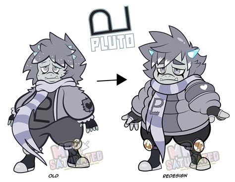 Cosmos Dwarf Planet Pluto Redesign By Mr Saturated On Deviantart