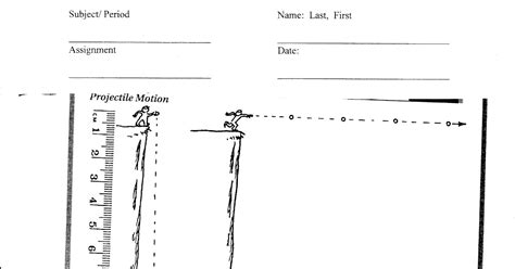 Physics Due Mon Nov Projectile Motion Worksheet
