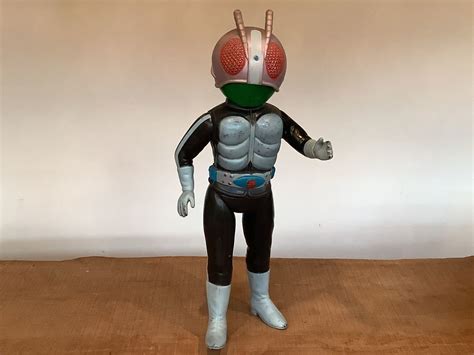全体的に状態が悪い当時物 旧バンダイ 仮面ライダー 昭和レトロ ソフビ人形の落札情報詳細 ヤフオク落札価格検索 オークフリー