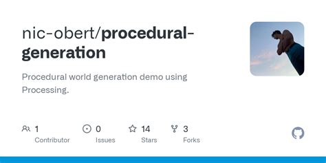 GitHub Nic Obert Procedural Generation Procedural World Generation Demo Using Processing
