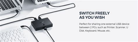 Ugreen Usb Switch Selector Km Switcher Box 2 In 1 Out Usb 2 0 Sharing Ugreen Br