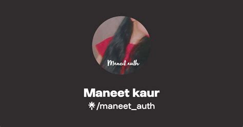 Maneet Kaur Instagram Linktree
