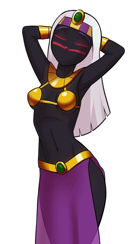Rule 34 Black Body Clothing Dark Skin Duck Dodgers Female Humanoid Martian Queen Tyrahnee
