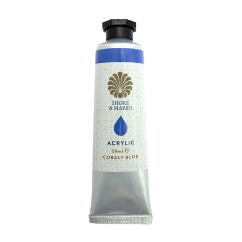 Shore Marsh Cobalt Blue Acrylic Paint 59ml Hobbycraft