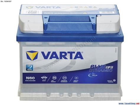 Аккумулятор Varta Blue Dynamic 60Ah 640A (560500064) купить в Кишиневе ...