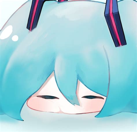 初音ミク 「すやミク」梓木のイラスト