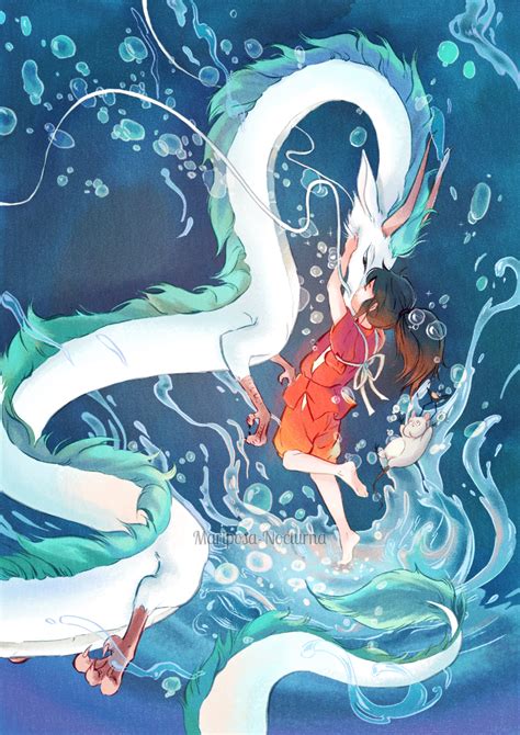 Chihiro And Haku Spirited Away Fan Art 38899497 Fanpop