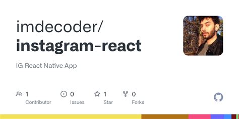 Github Imdecoderinstagram React Ig React Native App