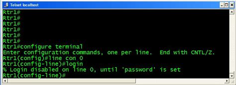 Basic Cisco Terminal Access