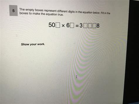 Solved The Empty Boxes Represent Different Digits In The