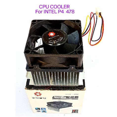Jual Cpu Cooler For Intel P4 Socket 478 Celeron D 478 3 0 Ghz Shopee Indonesia