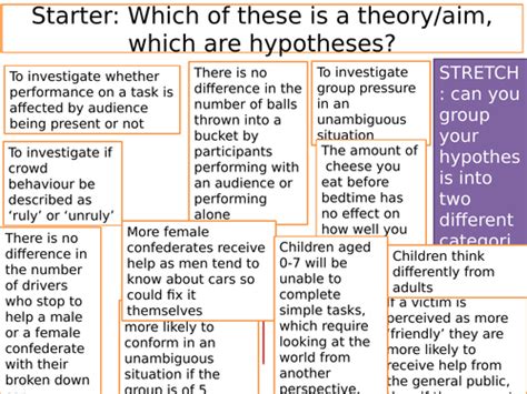 Aqa New Gcse Psychology Experimental Method Iv And Dv Research