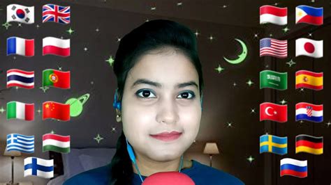 ASMR March In Different Languages With Tingly Mouth Sounds YouTube