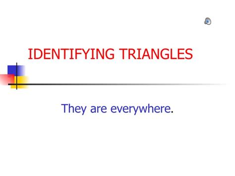 Identifying Triangles 1 1 Ppt